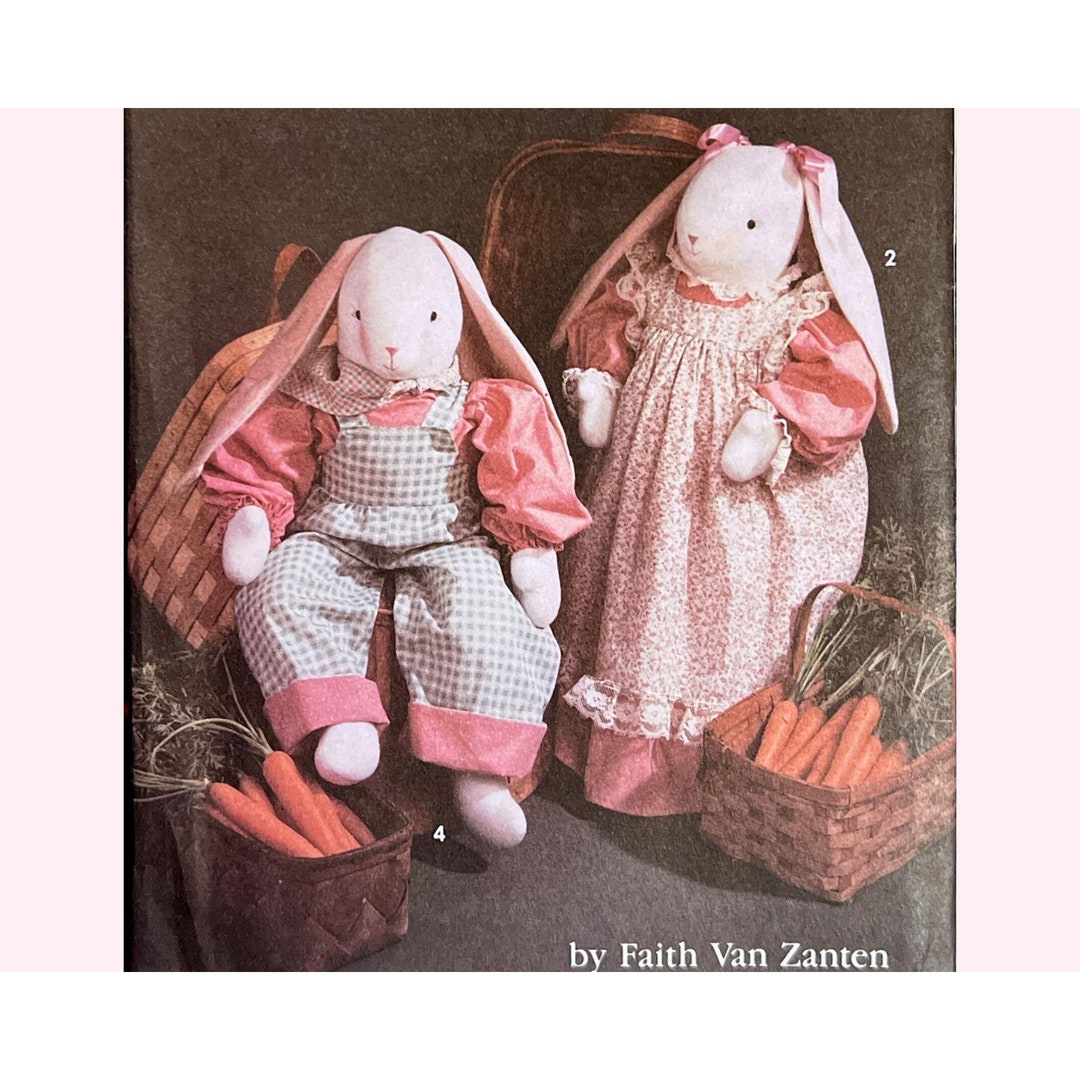 Sewing Pattern for Bunny and Wardrobe by Faith Van Zanten Simplicity ...