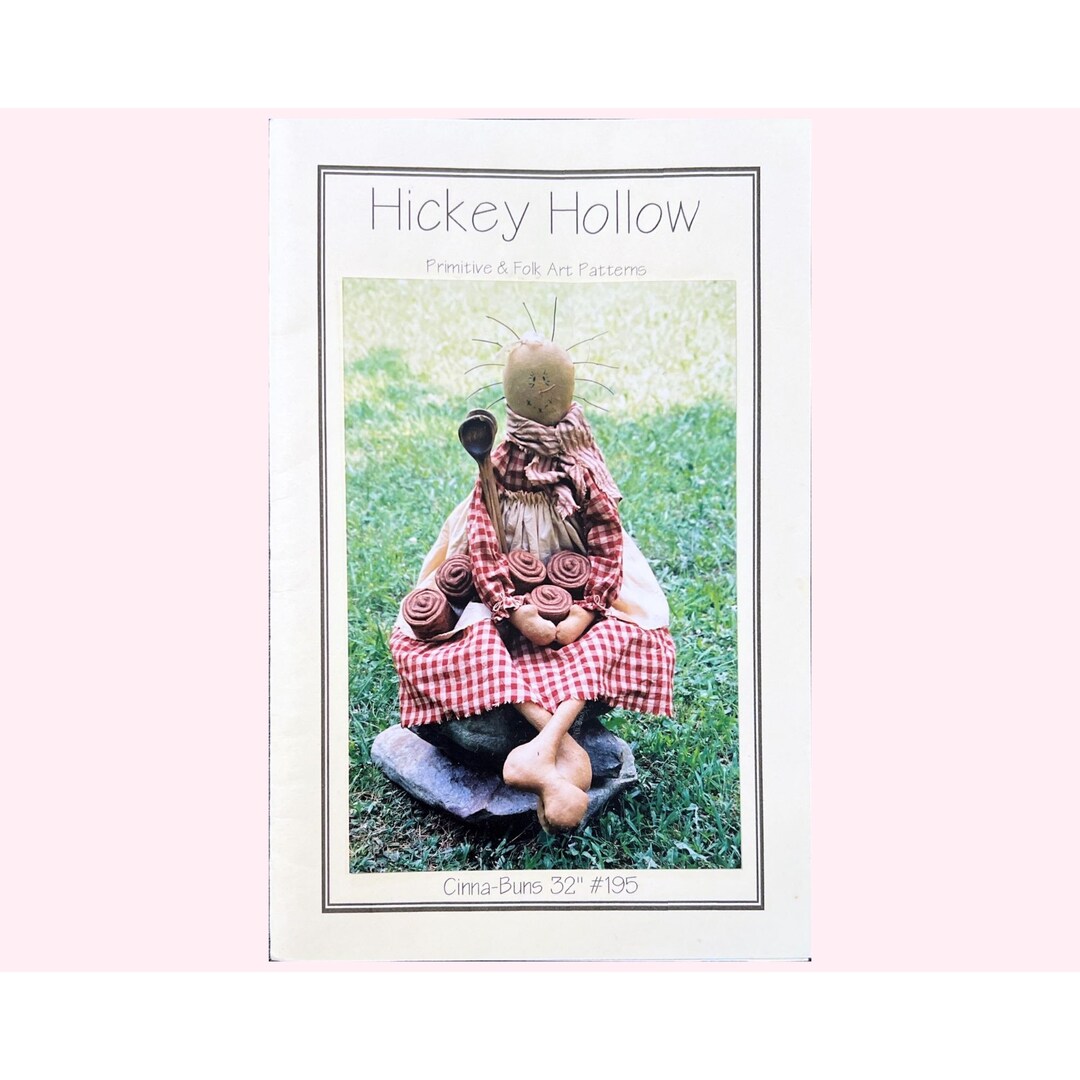Hickey Hollow Cinna-buns 32 Inch Doll Sewing Pattern #195 - Etsy