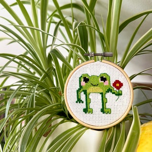 Little Frog Cross-stitch PDF Pattern - Etsy