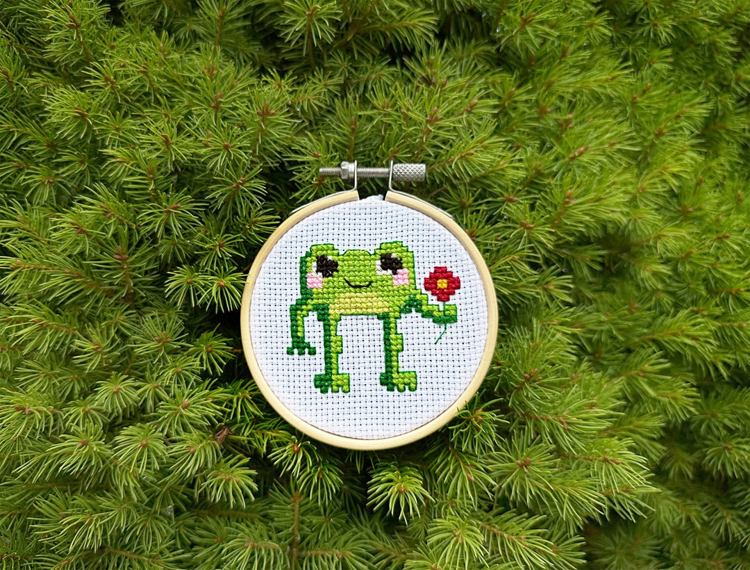 Little Frog Cross-stitch PDF Pattern - Etsy