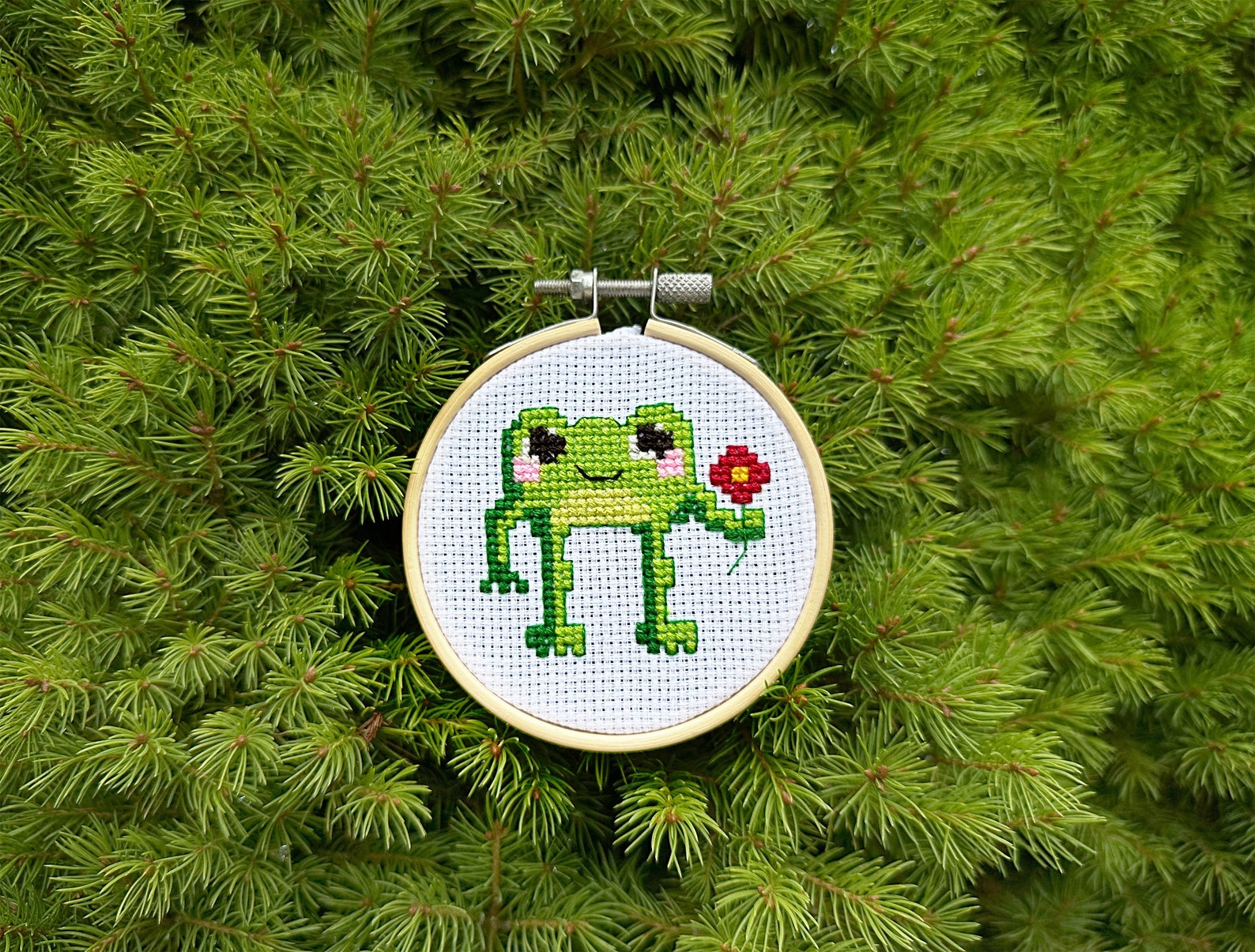 Little Frog Cross-stitch PDF Pattern - Etsy