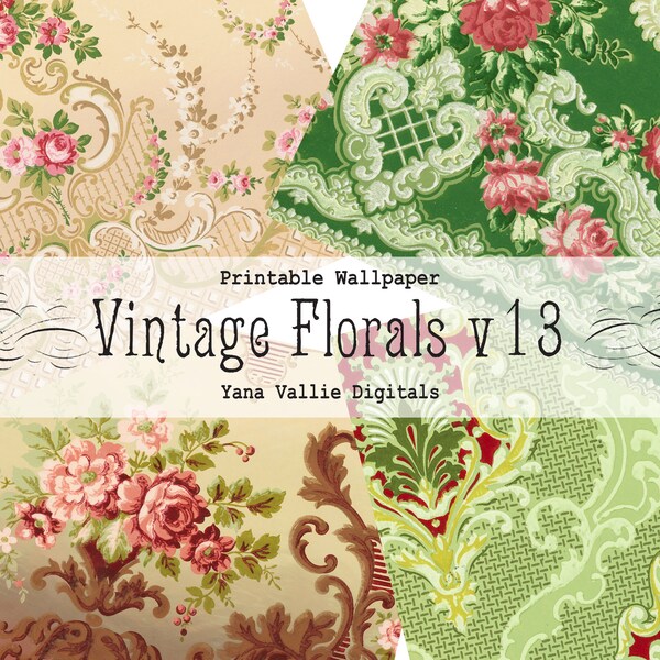 Authentic Antique Wallpaper - Etsy