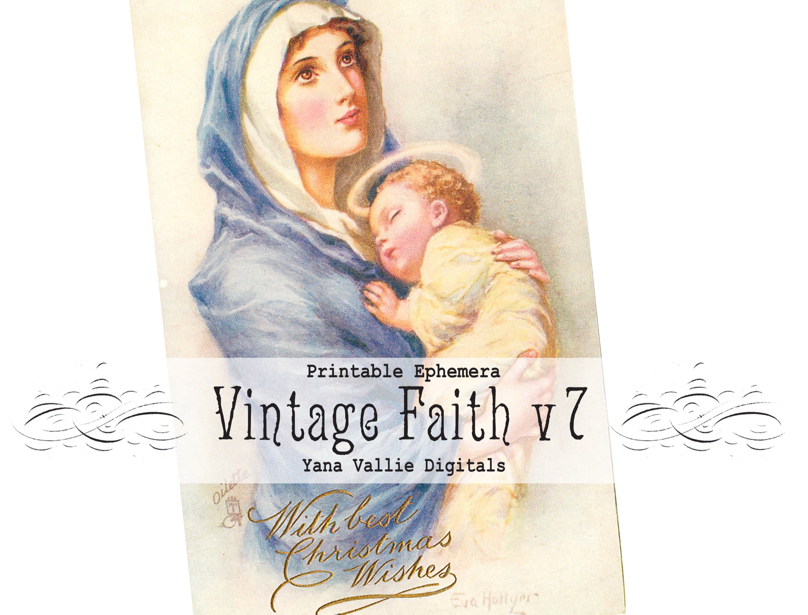 Vintage Prayer Cards, Faith Journal, Bible Journaling, Printable Junk ...