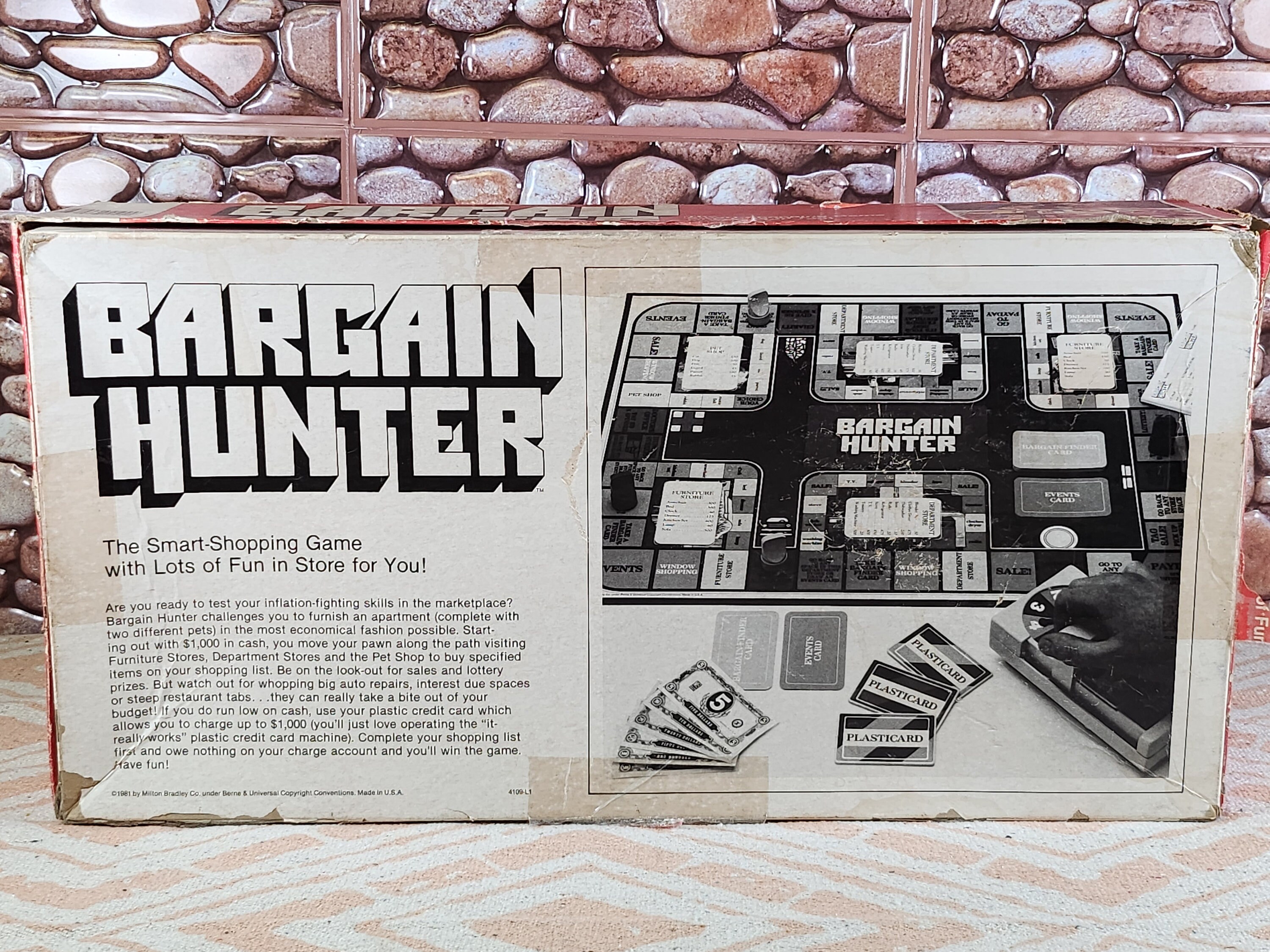 Vintage 1981 BARGAIN HUNTER Board Game Milton Bradley Complete - Etsy