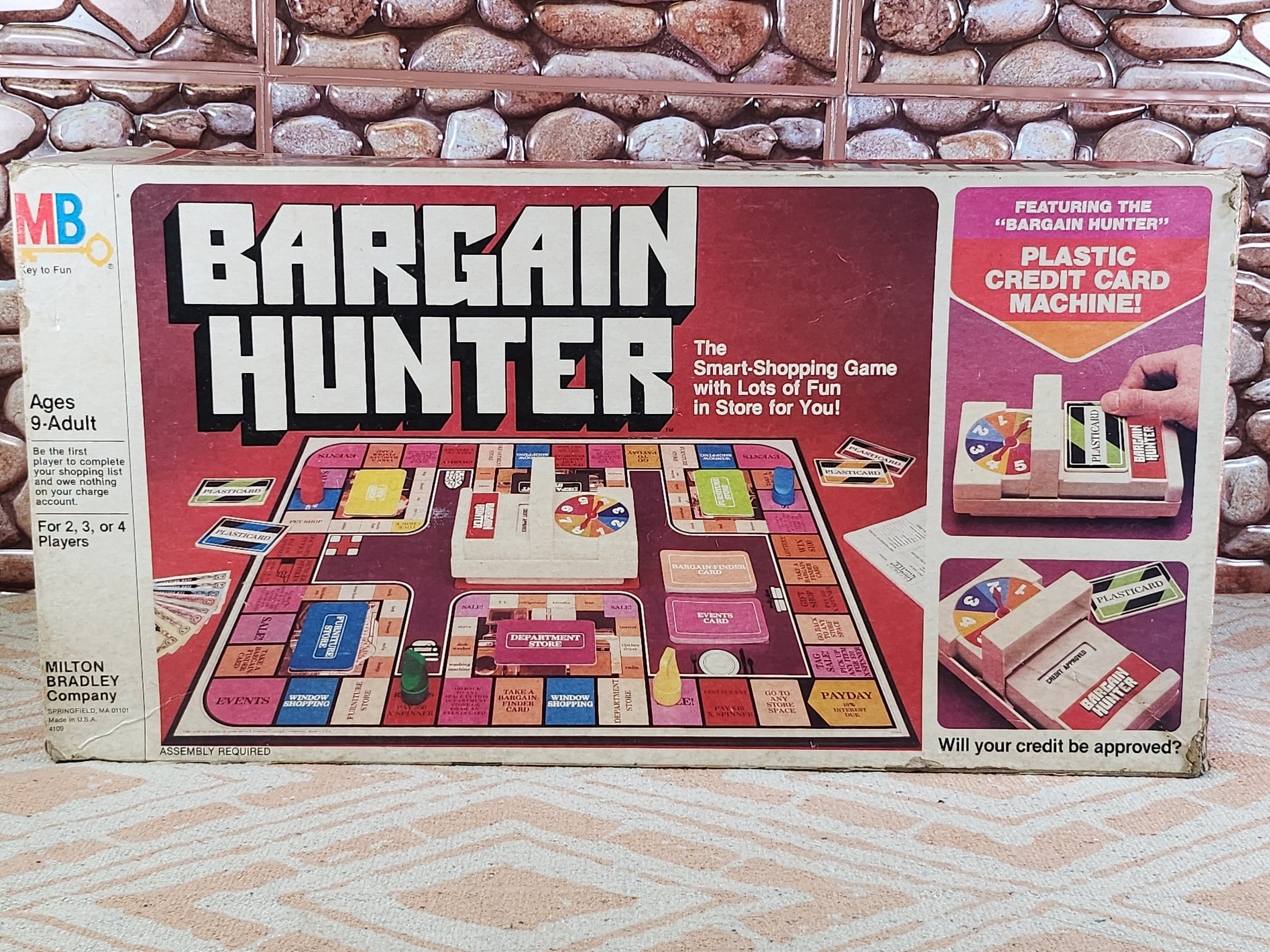 Vintage 1981 BARGAIN HUNTER Board Game Milton Bradley Complete - Etsy