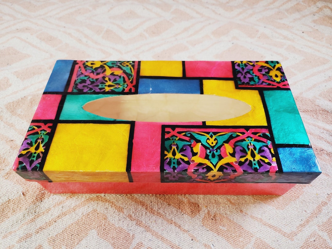 Rare Vintage Tissue Box - Etsy