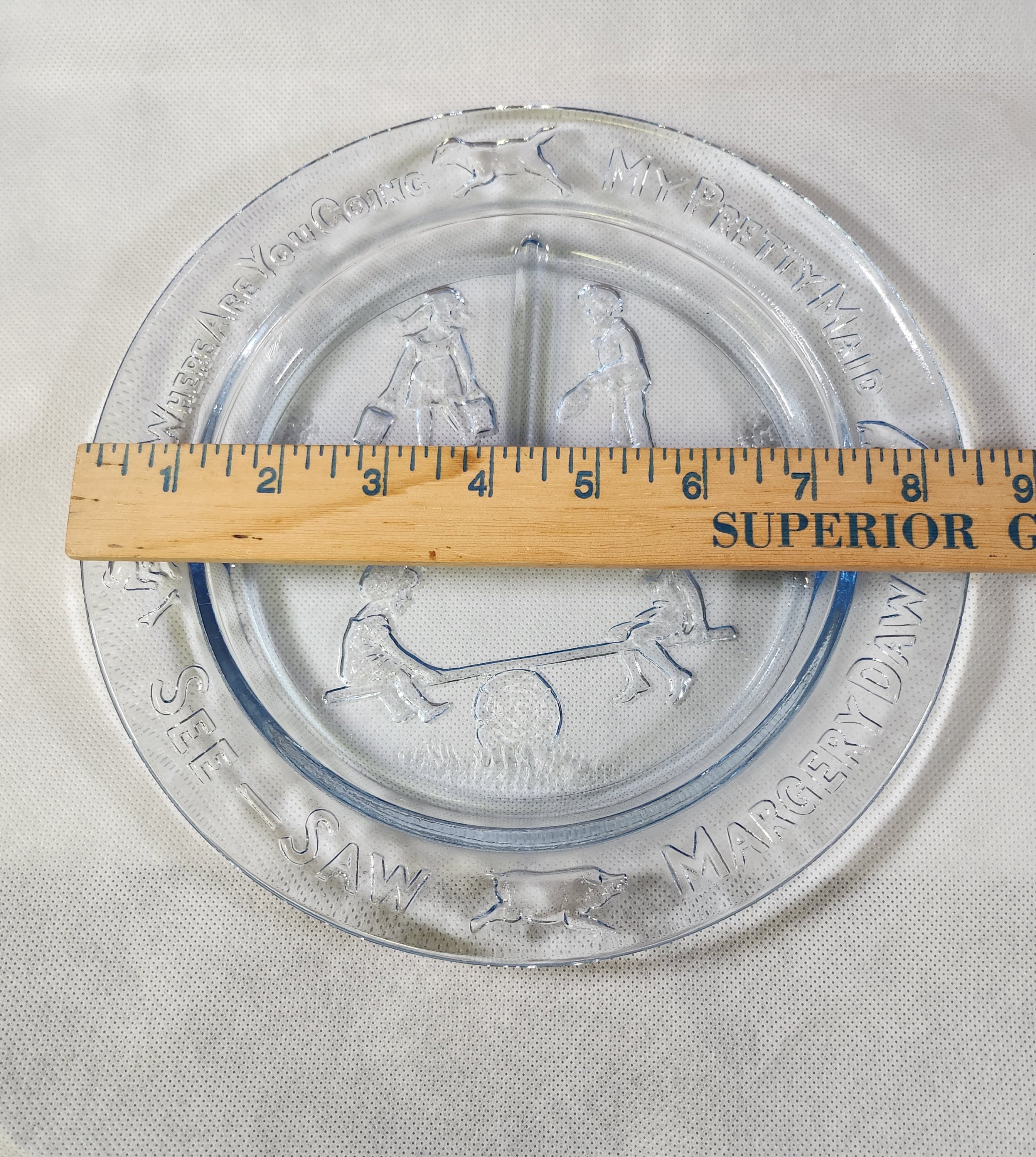 Vintage Blue Tiara Nursery Rhyme Set - Etsy