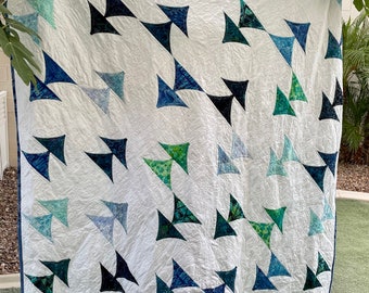Flying Geese Quilt - Etsy