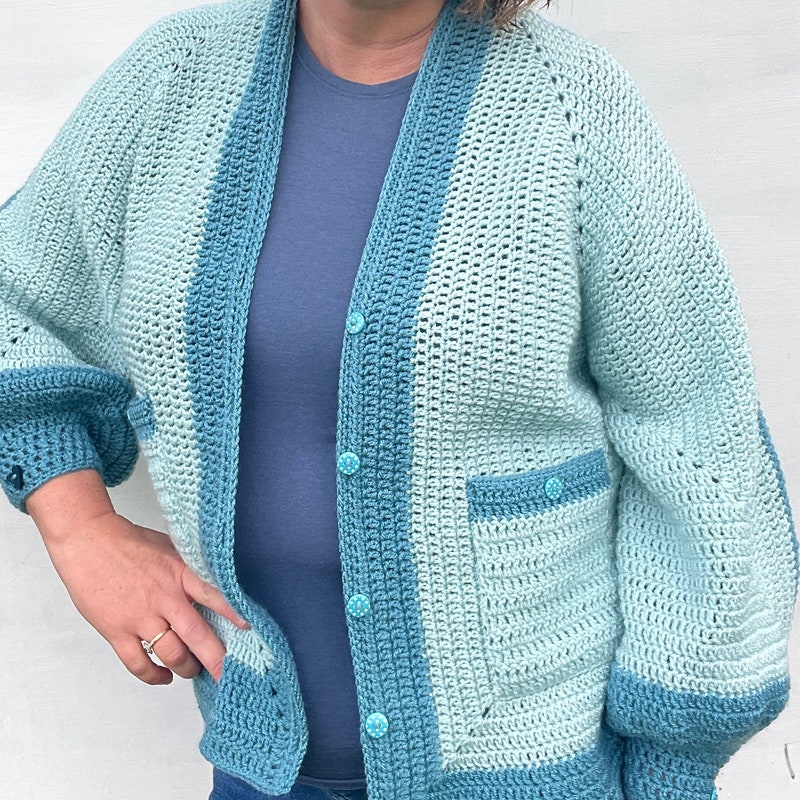 Granny Square Cardigan Pattern - Etsy