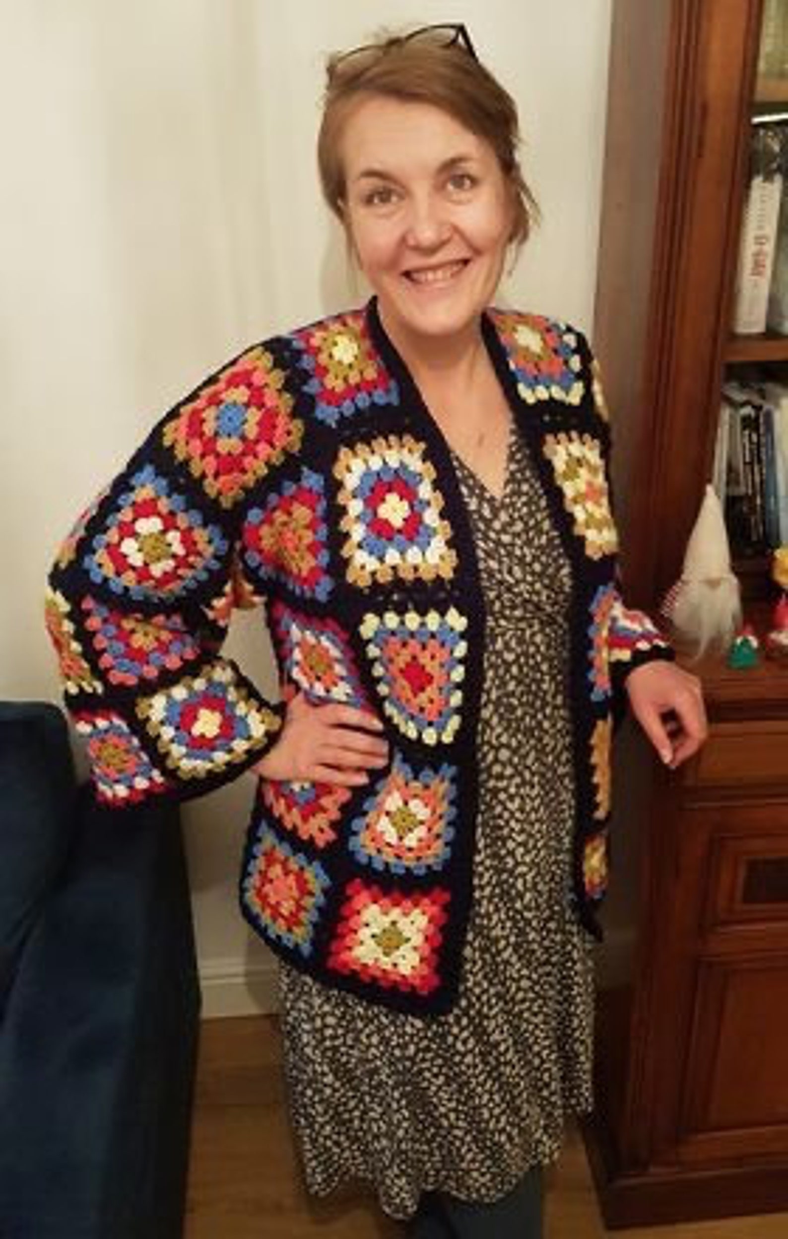 Crochet Granny Square Jacket Cardigan Pattern PDF Digital Instant ...