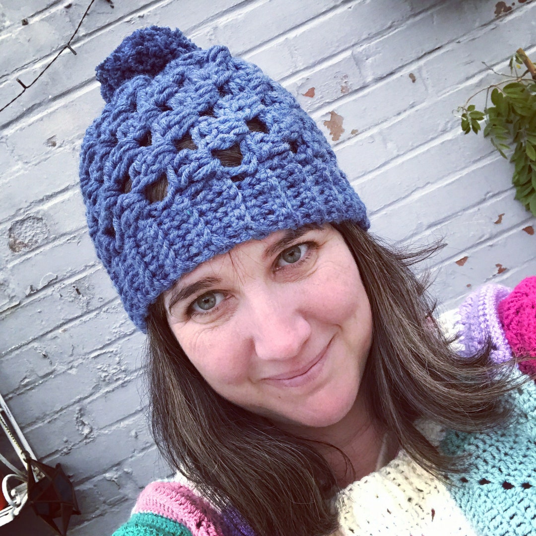 Crochet Hat, Crochet Hat Pattern, Women's Crochet Hat, Women's Crochet ...