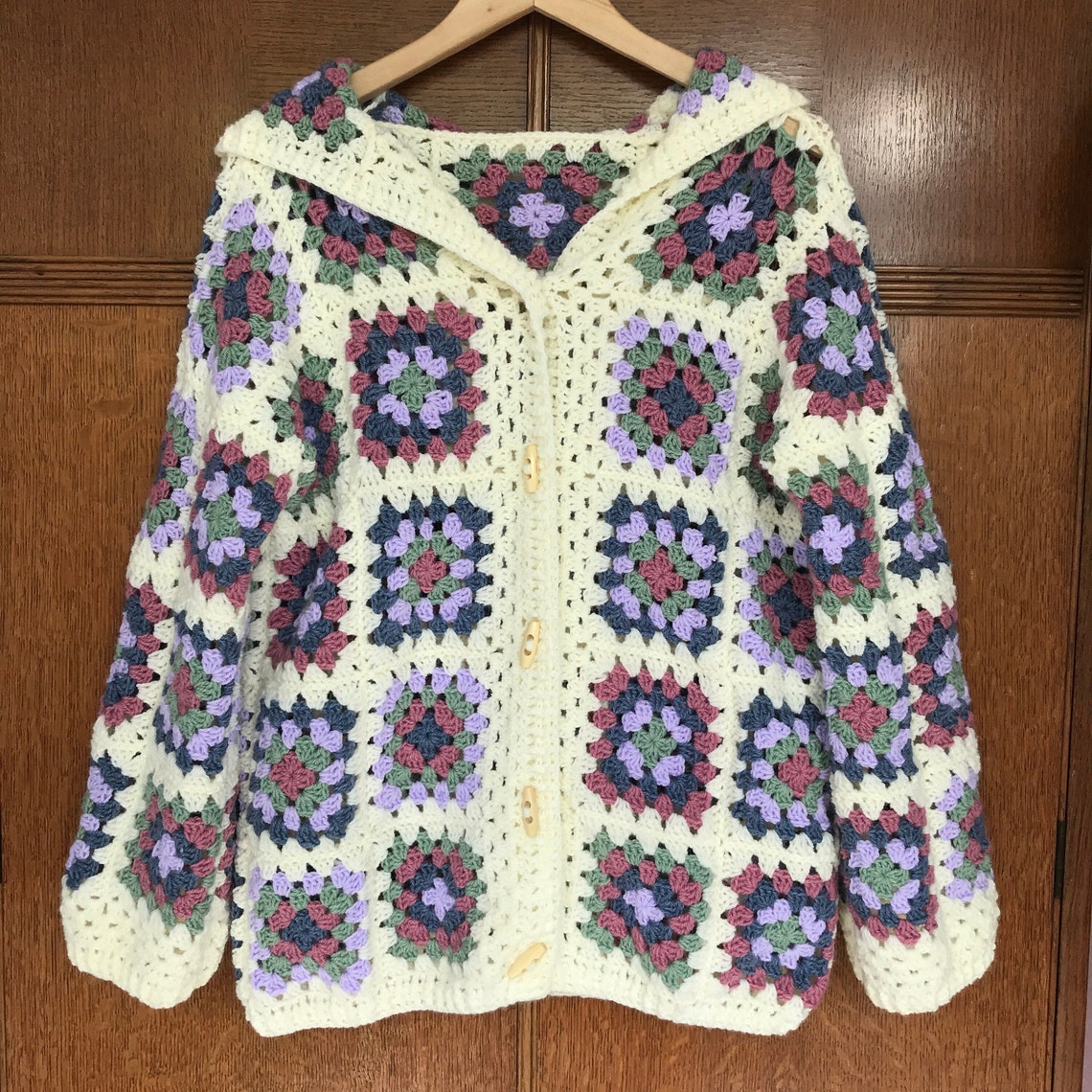 Granny Square Crochet Cardigan Pattern Crochet Cardigan - Etsy