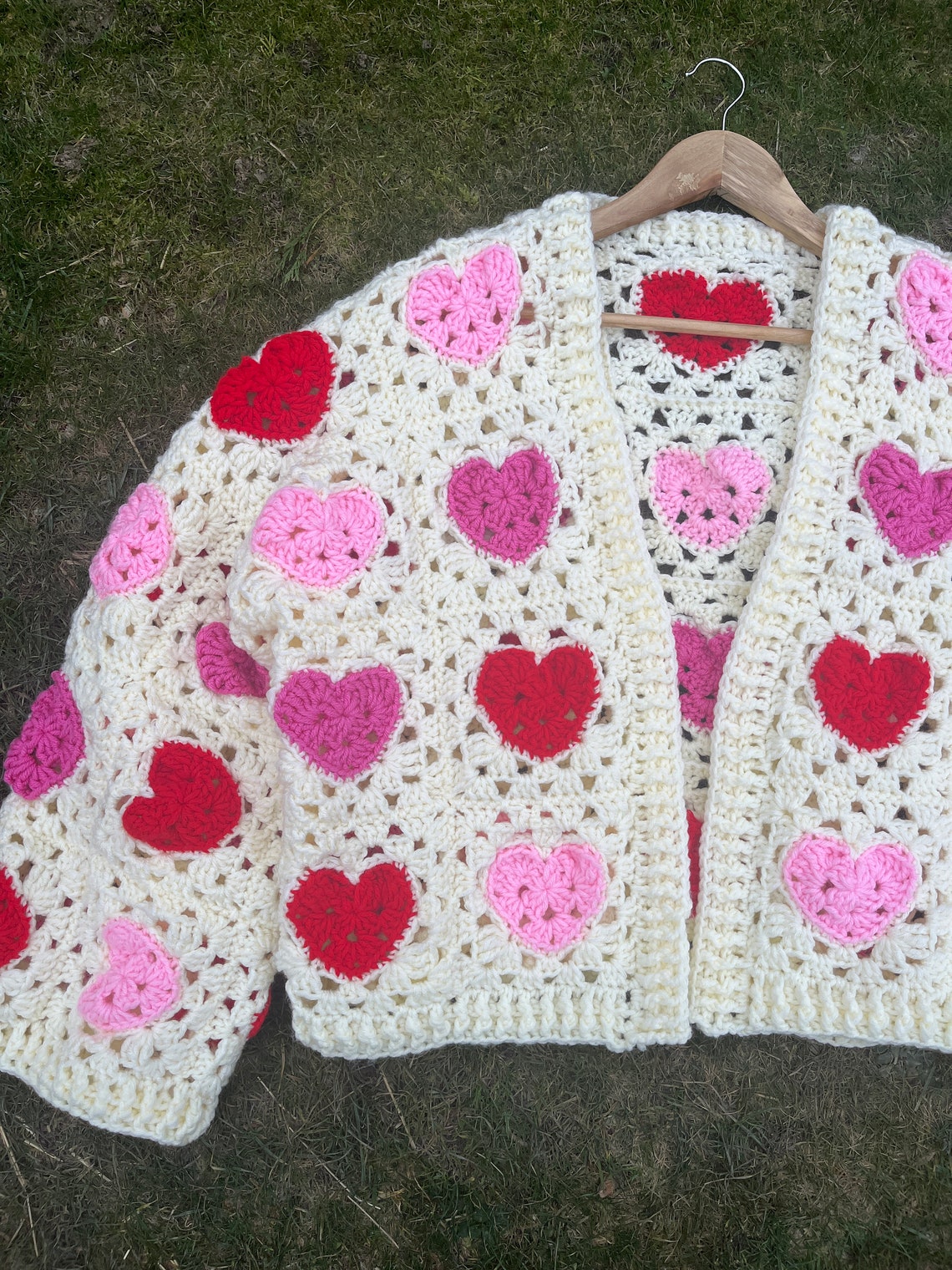 Crochet Jacket Pattern, Granny Square Jacket Pattern, Granny Square ...