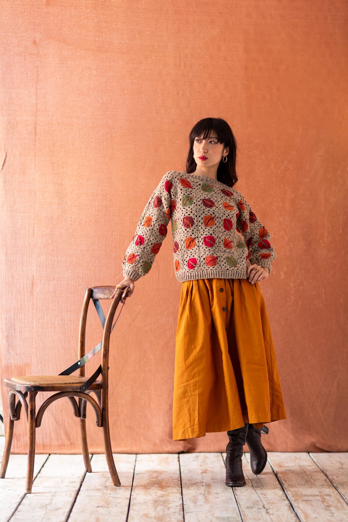Granny Square Jumper Pattern, Granny Square Sweater Pattern, Crochet ...