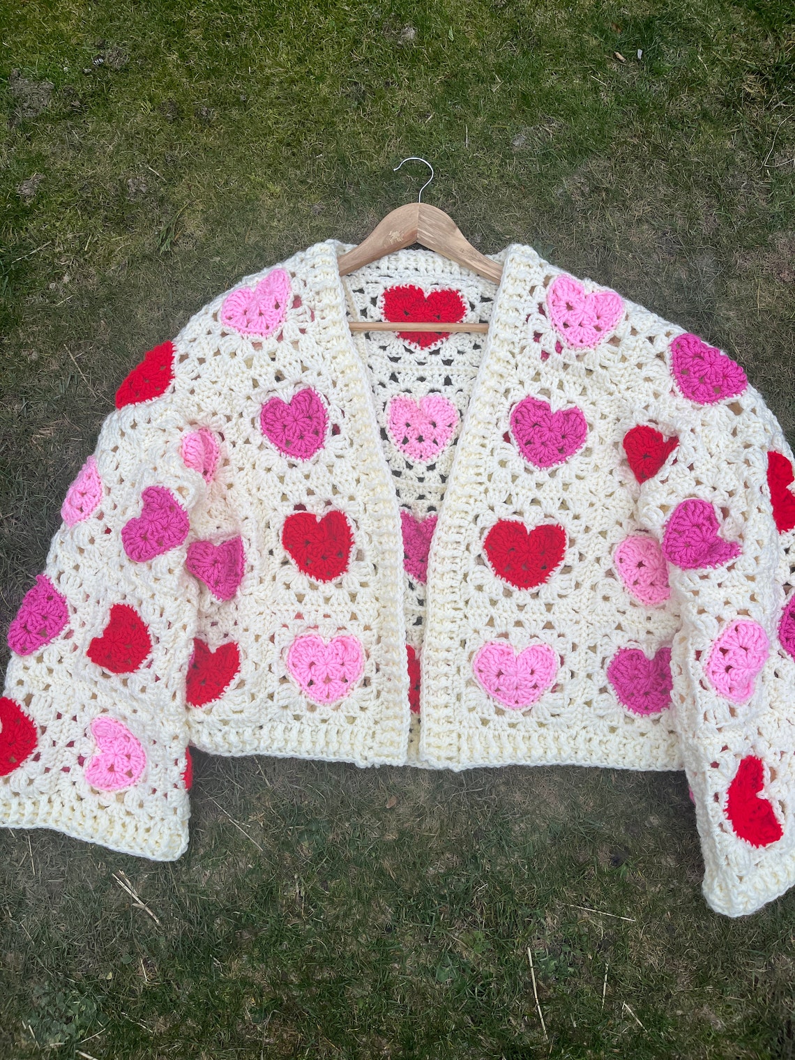 Crochet Jacket Pattern, Granny Square Jacket Pattern, Granny Square ...