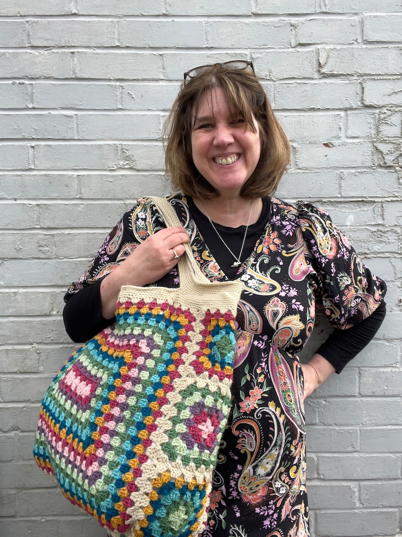 Crochet Bag Pattern Granny Square Bag Pattern Granny Square - Etsy