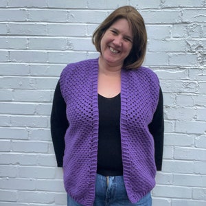 Crochet Gilet, Crochet Gilet Pattern, Crochet Waistcoat Pattern ...