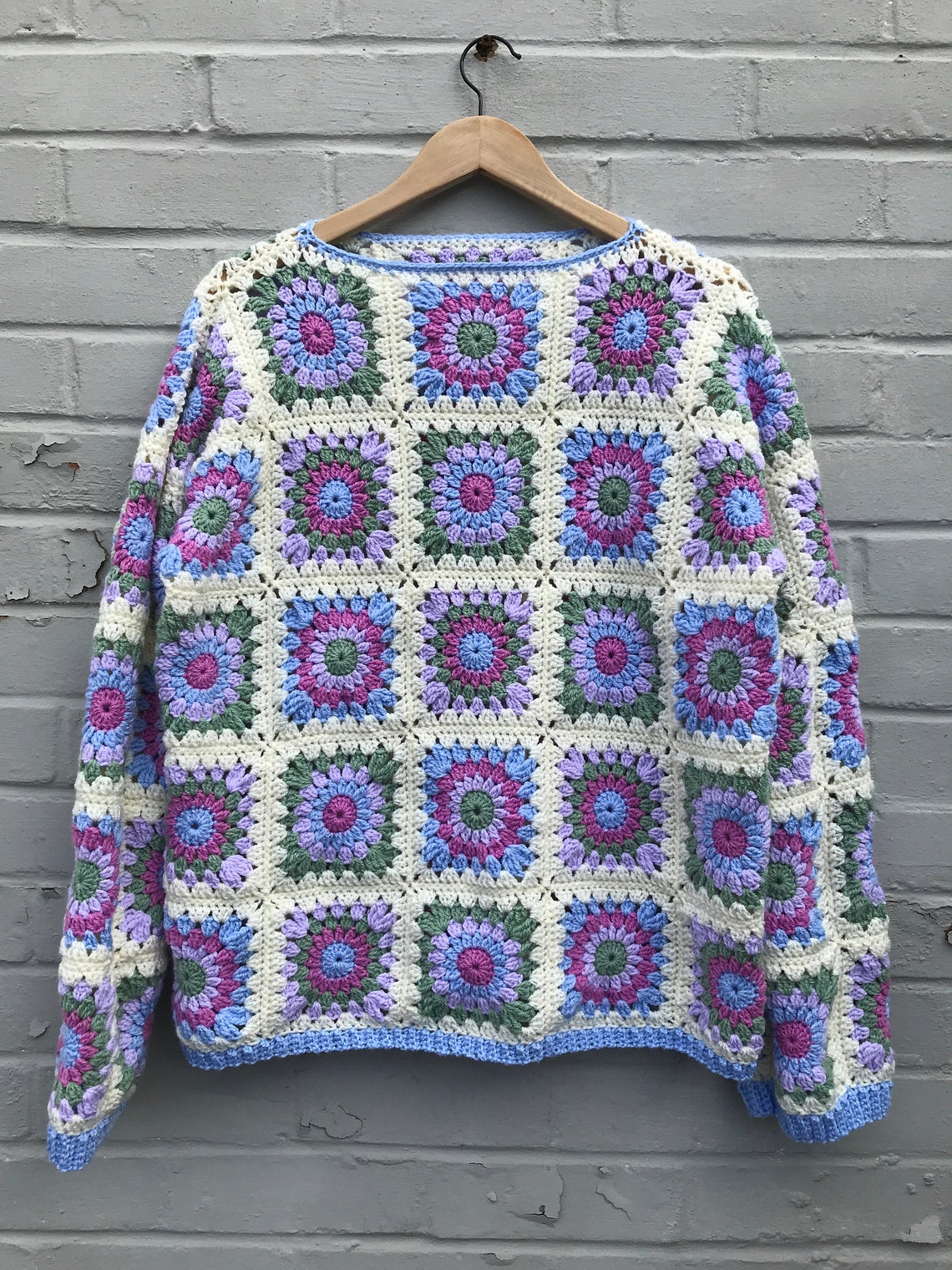 Granny Square Jumper Pattern Crochet Jumper Pattern Crochet | Etsy
