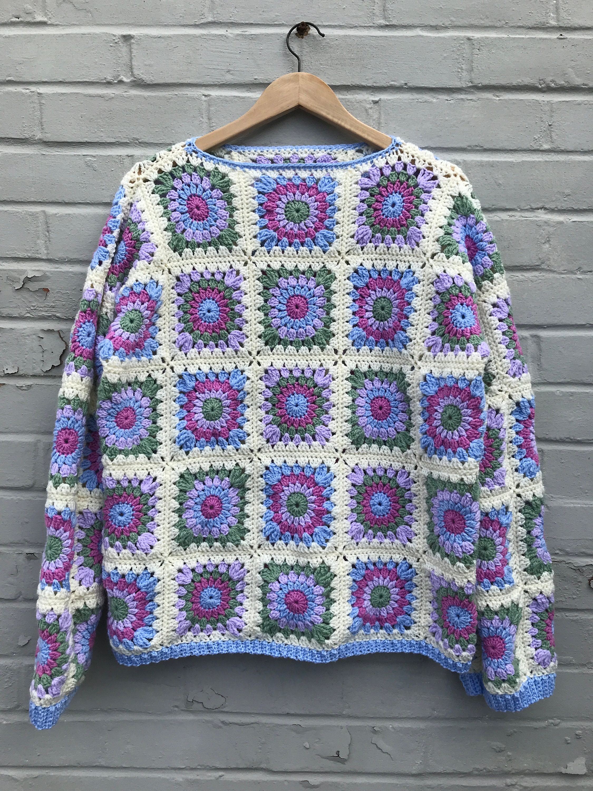 Granny Square Jumper Pattern Crochet Jumper Pattern Crochet | Etsy