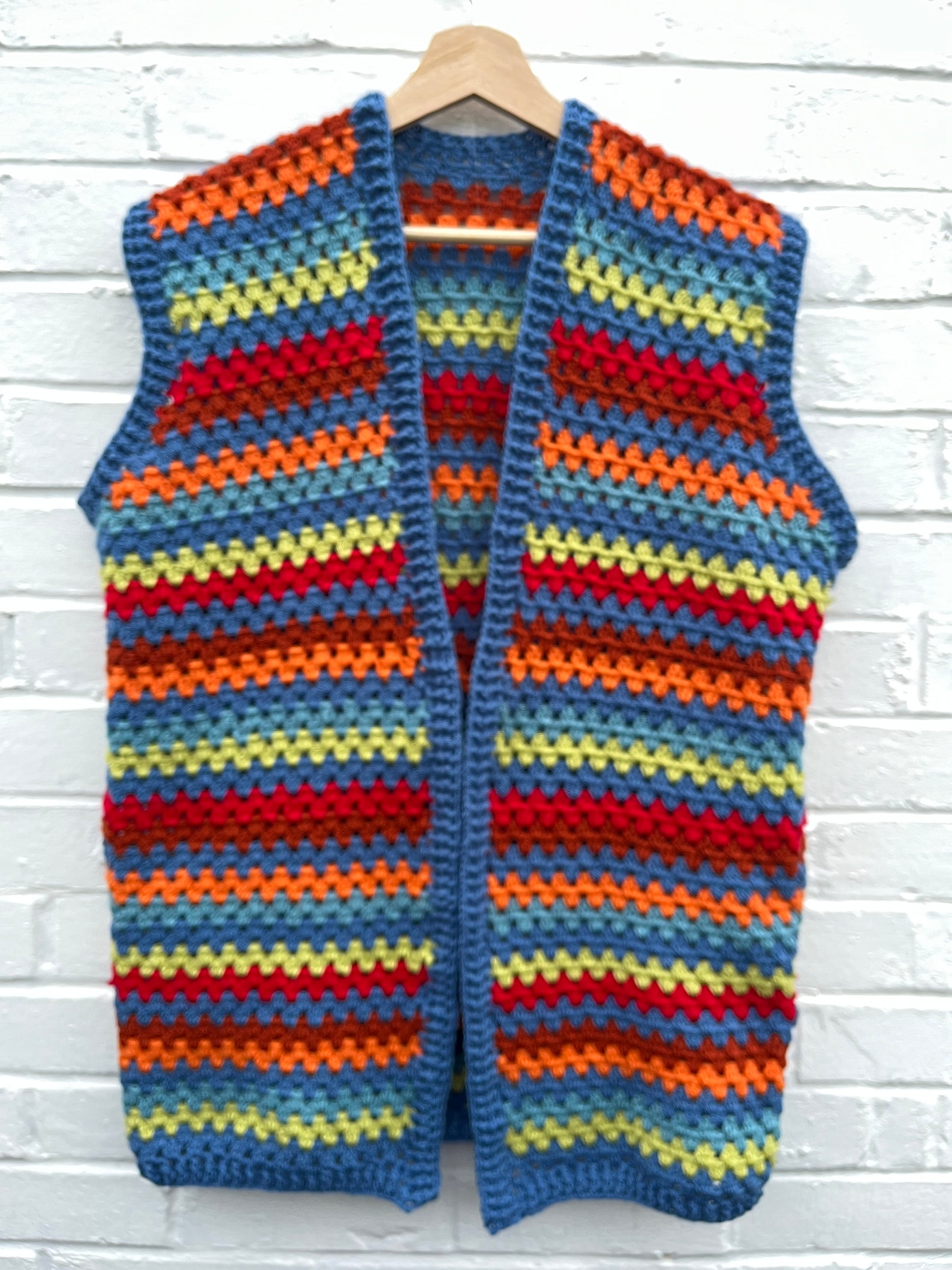Crochet Gilet, Crochet Gilet Pattern, Crochet Waistcoat Pattern ...