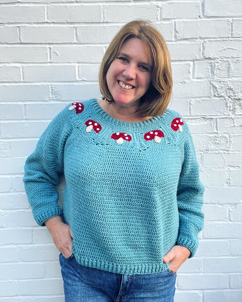 Crochet Jumper Pattern, Granny Square Jumper Pattern, Crochet Sweater ...