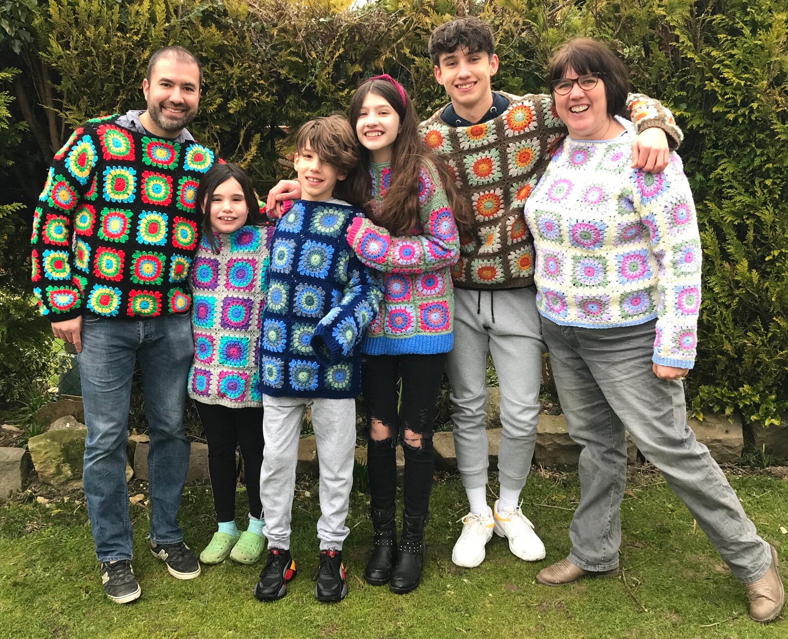 Granny Square Jumper Pattern, Crochet Jumper Pattern, Crochet Sweater ...