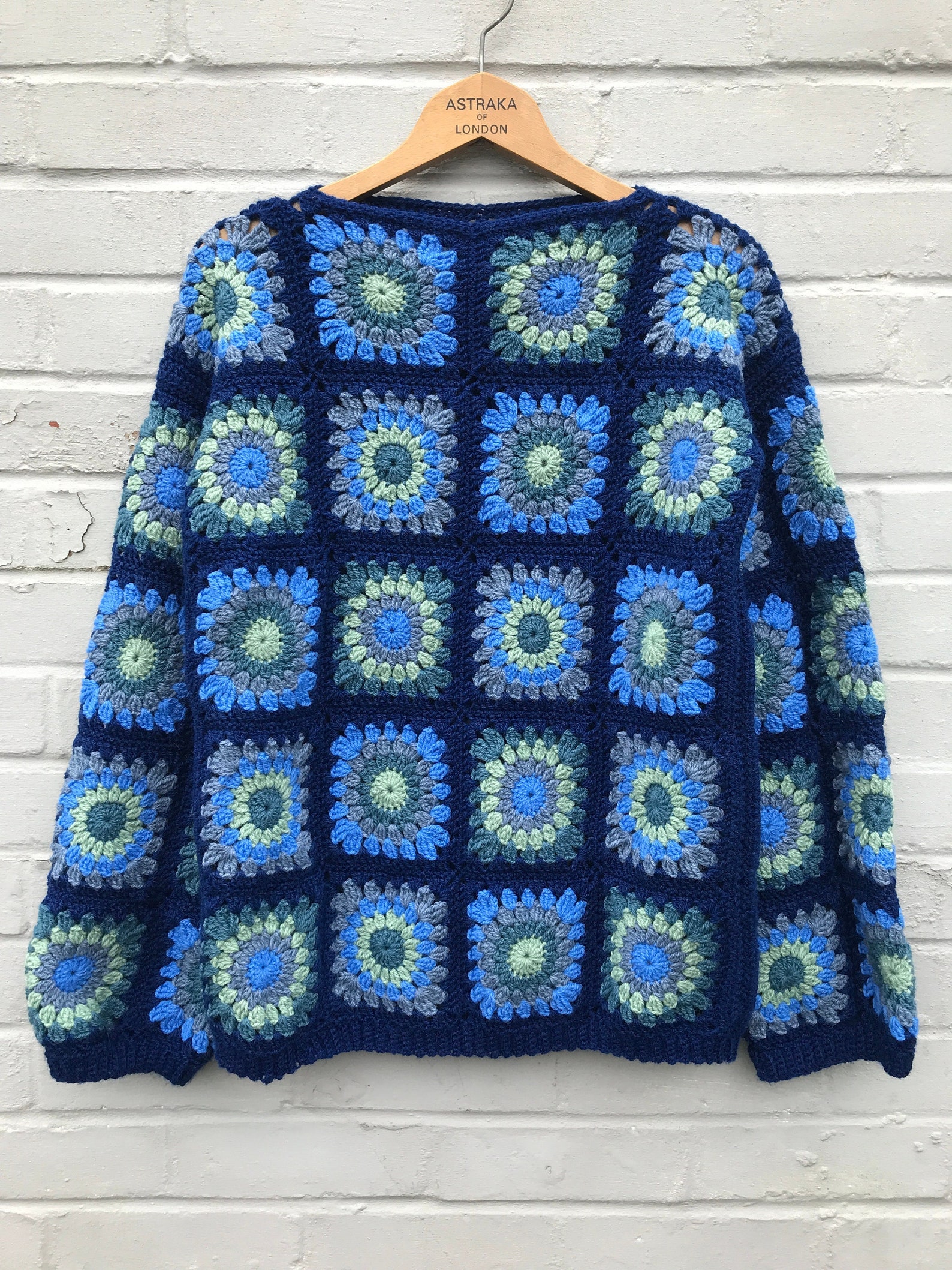 Granny Square Jumper Pattern, Crochet Jumper Pattern, Crochet Sweater ...