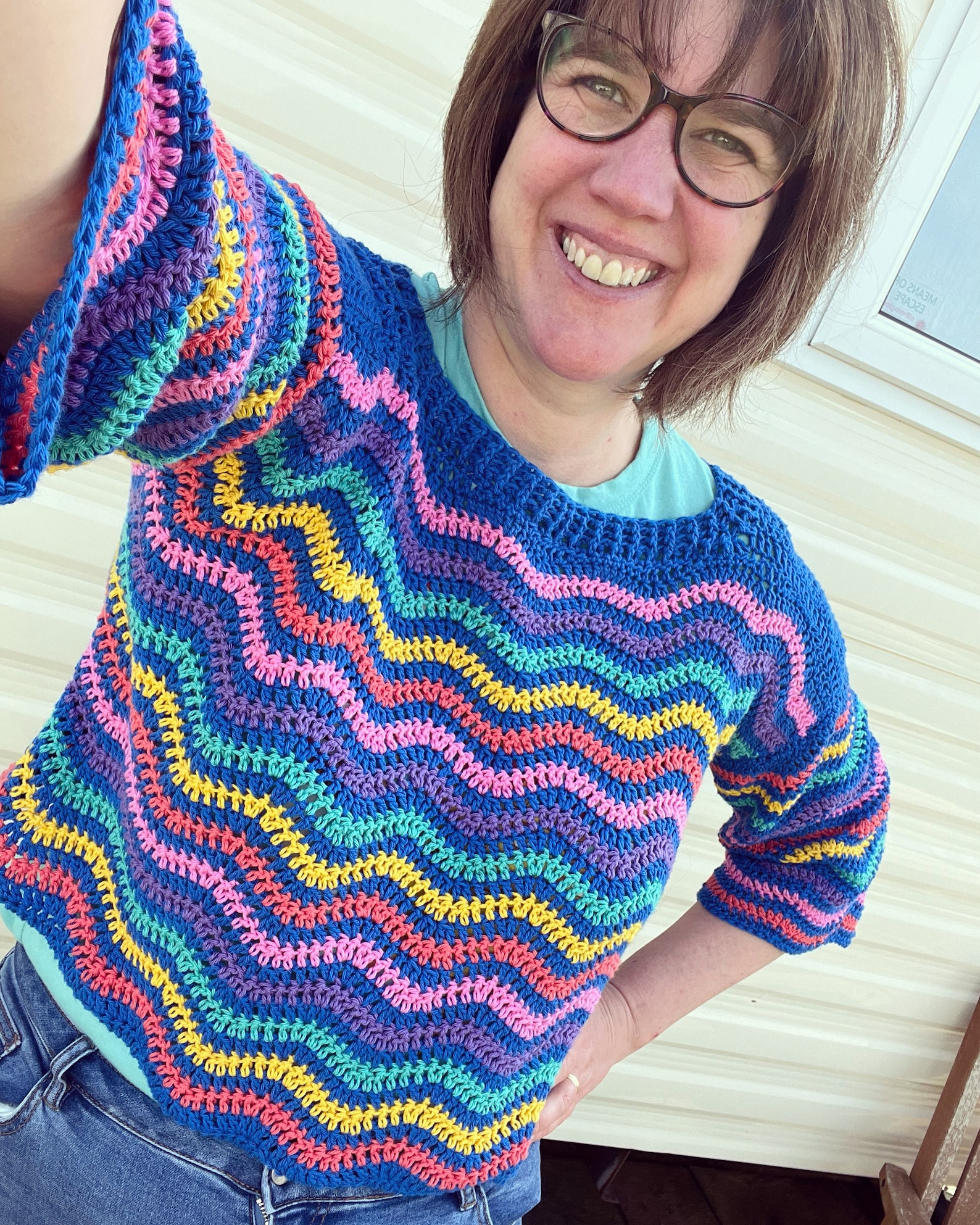 Crochet Jumper Pattern Crochet Sweater Pattern Stripey - Etsy