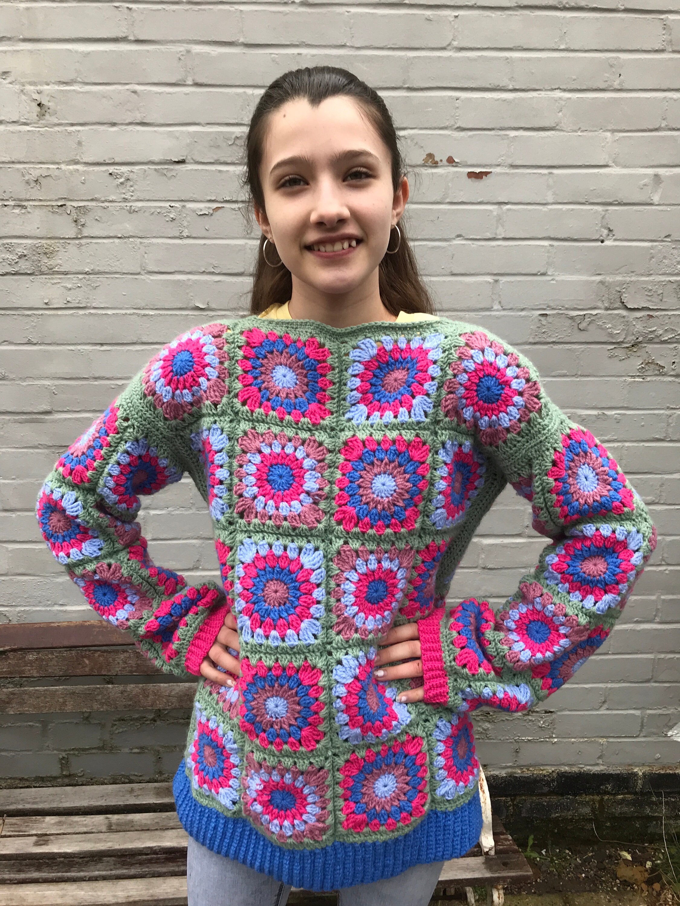 Granny Square Jumper Pattern Crochet Jumper Pattern Crochet | Etsy
