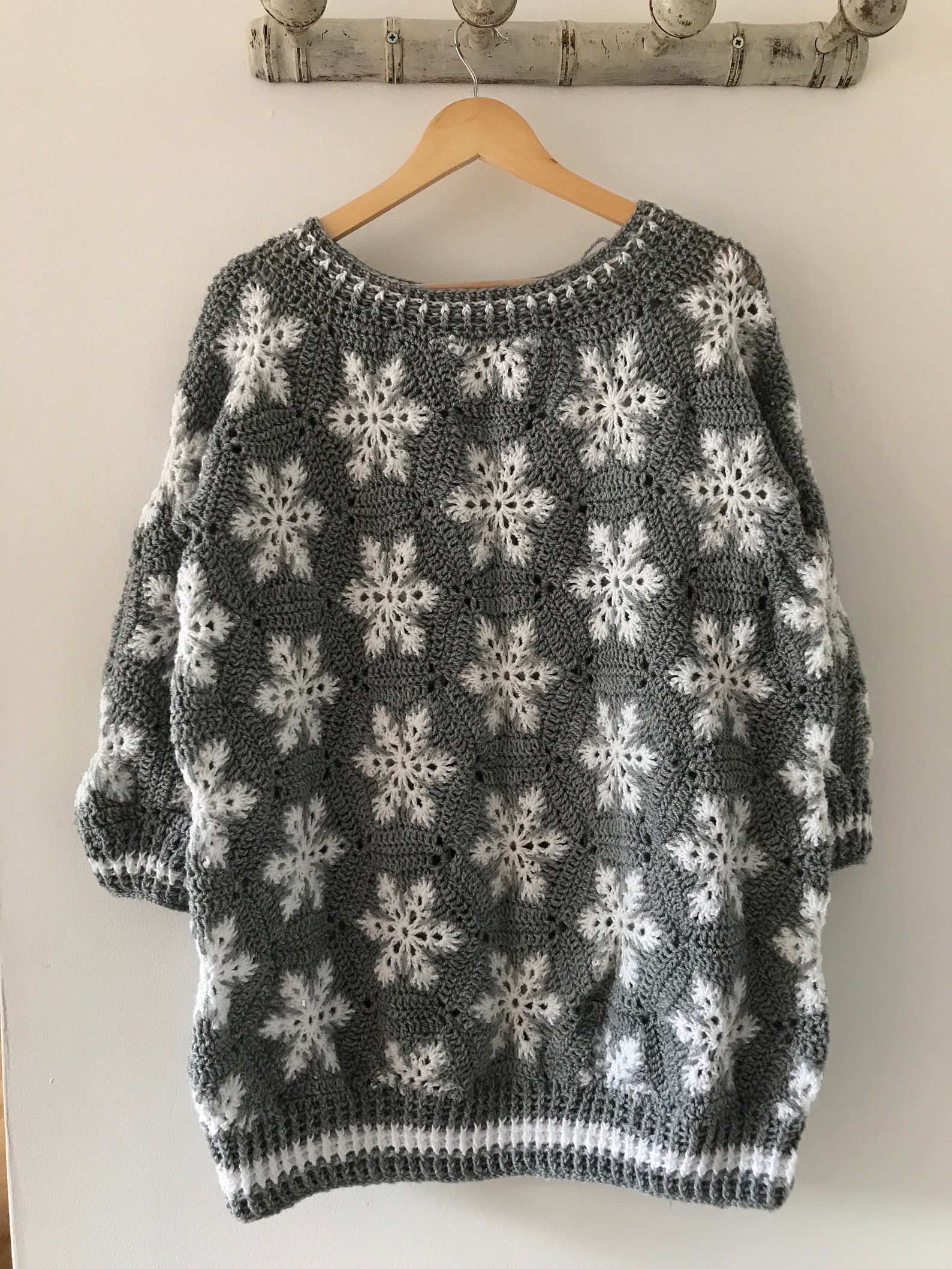 Granny Square Jumper Pattern, Crochet Jumper Pattern, Granny Square ...