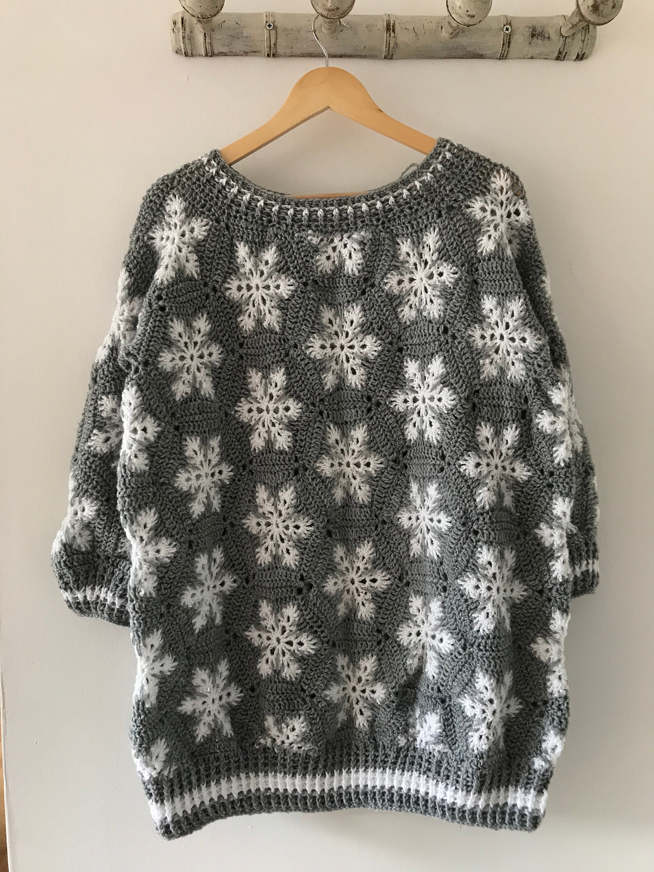 Granny Square Jumper Pattern, Crochet Jumper Pattern, Granny Square ...
