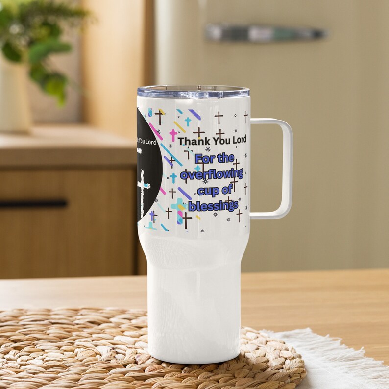 Thank You Lord Travel Mug With a Handle - Etsy