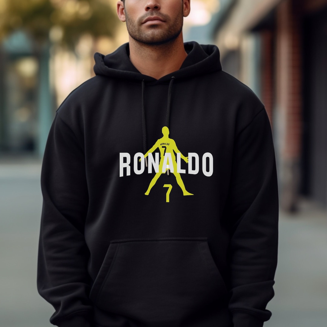 Cristiano Ronaldo CR7 Unisex Adult Hoodie With Front Design, CR7 Ronaldo Youth Birthday ...