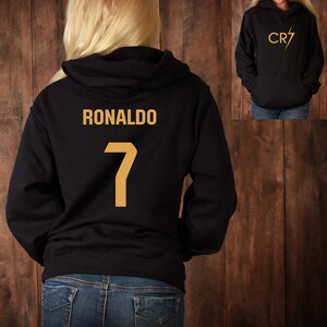 CR7 Cristiano Ronaldo 7 T-shirt Unisex Hoodie With Front and Back ...