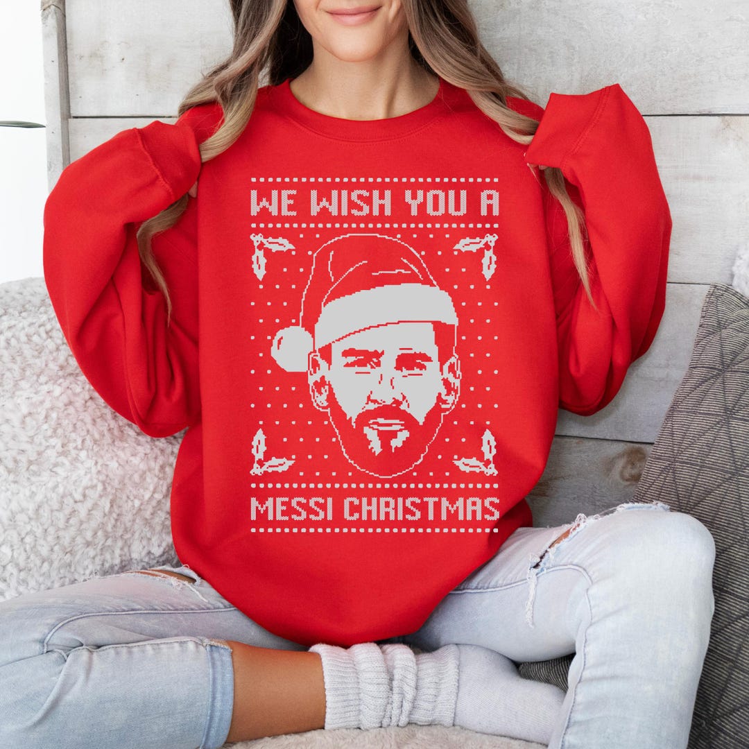 Messi Christmas Jumper: Funny Argentina Football Sweatshirt - Etsy