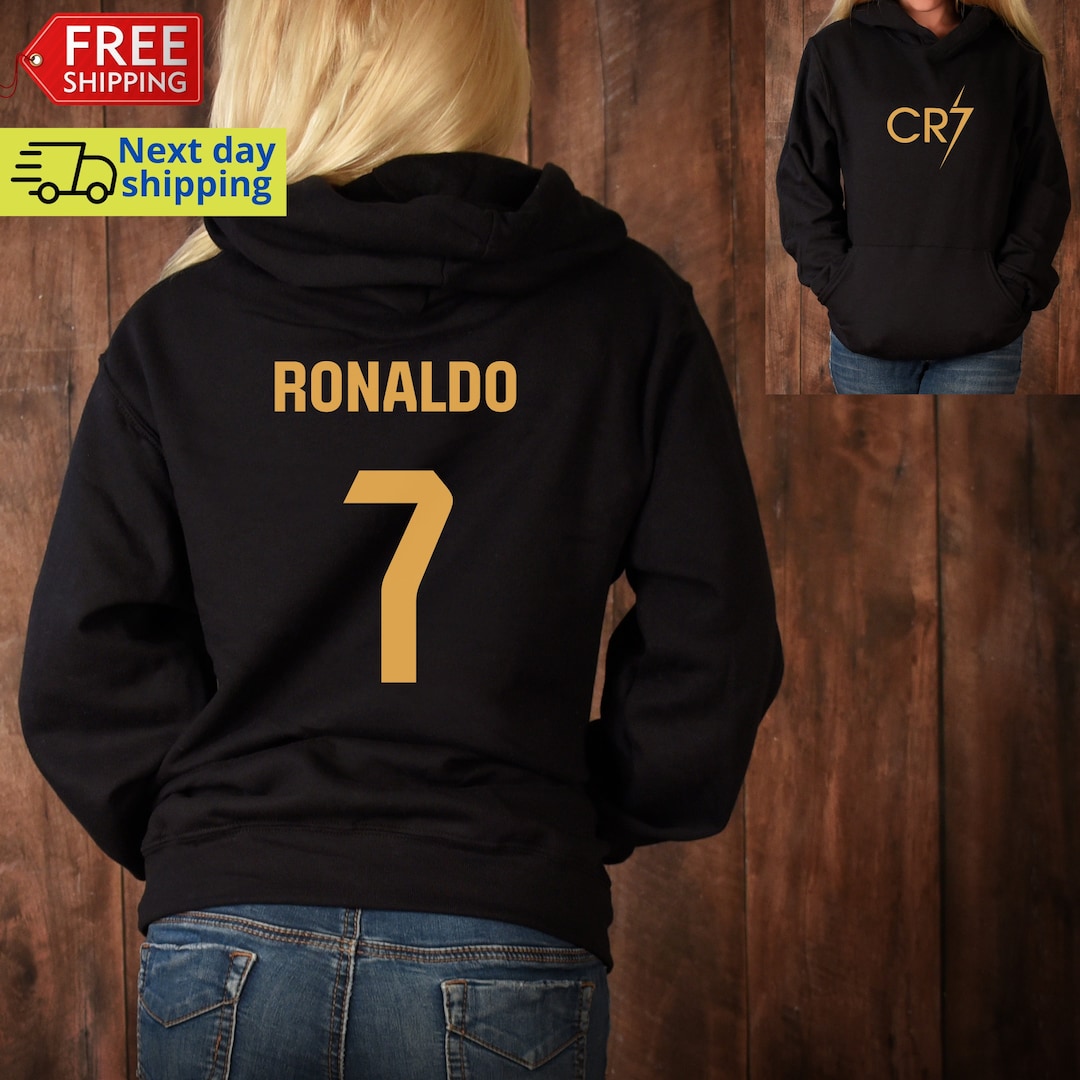 Cristiano Ronaldo C7 T-shirt Unisex Hoodie With Front and Back Design ...