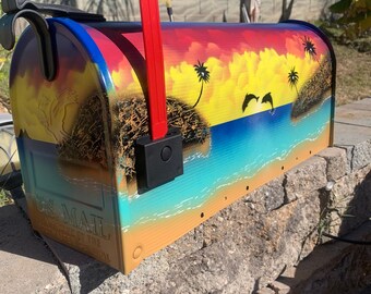 Beach Mailbox | Etsy