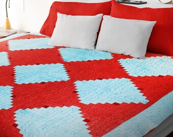 Sunshine and Shadow Quilt - Etsy