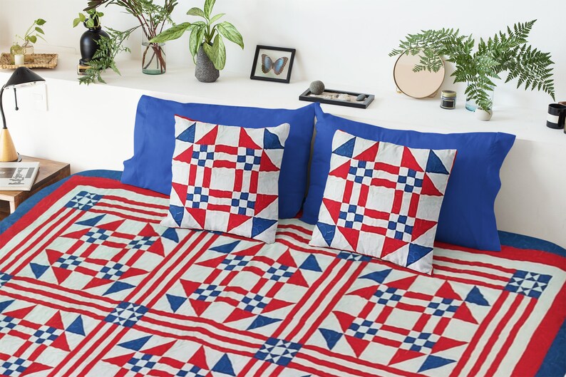 Young Man's Fancy FINISHED QUILT This Queen Sized Quilt - Etsy