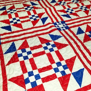 Young Man's Fancy FINISHED QUILT This Queen Sized Quilt Will Be Loved ...