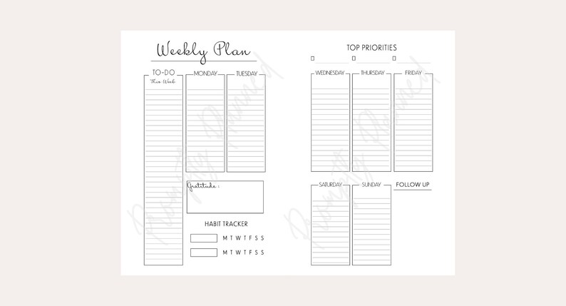 Physical Planner | Weekly Planner | Monthly Planner | Goals ...