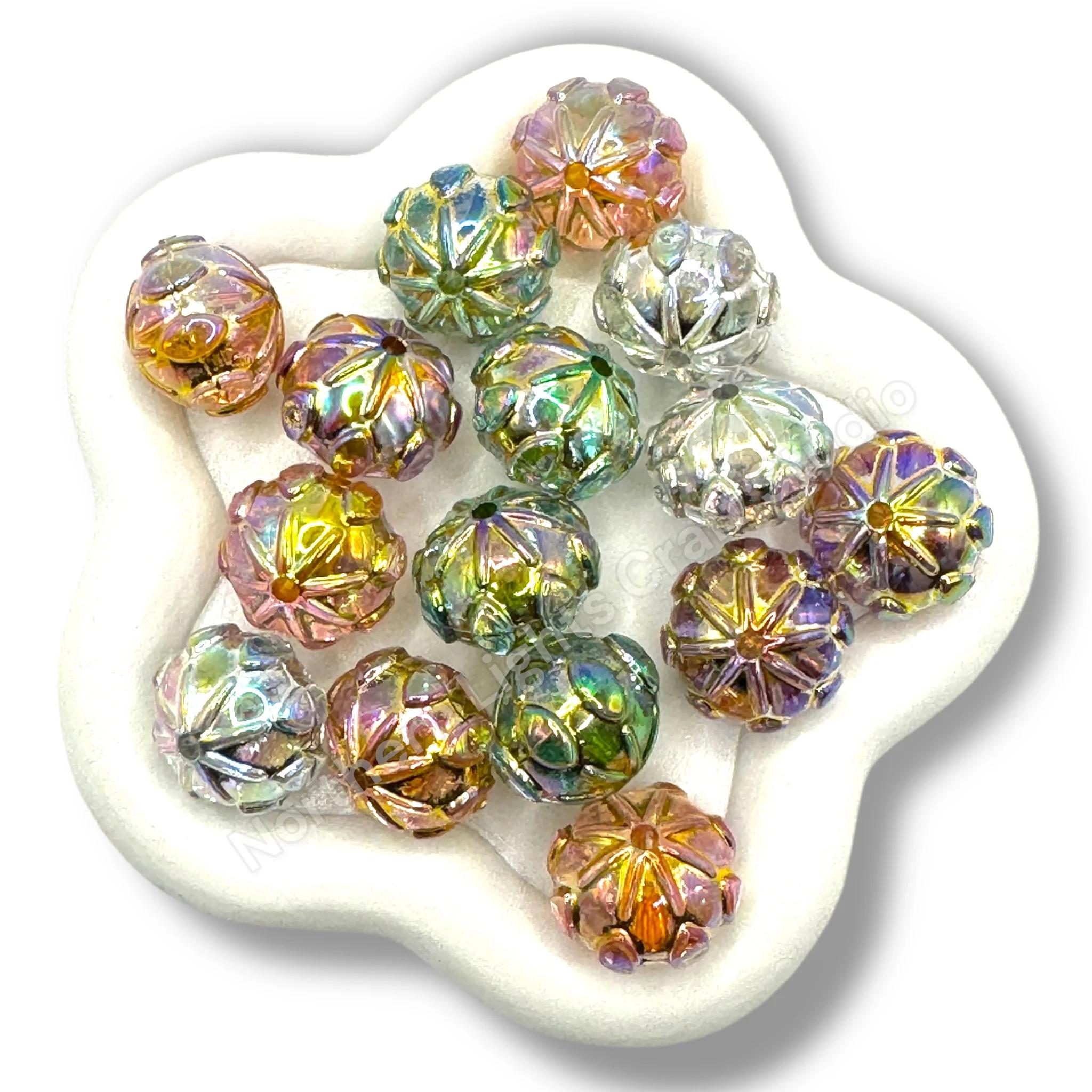 Lantern UV Bead Mix - 17-18mm - 10pc. - Etsy