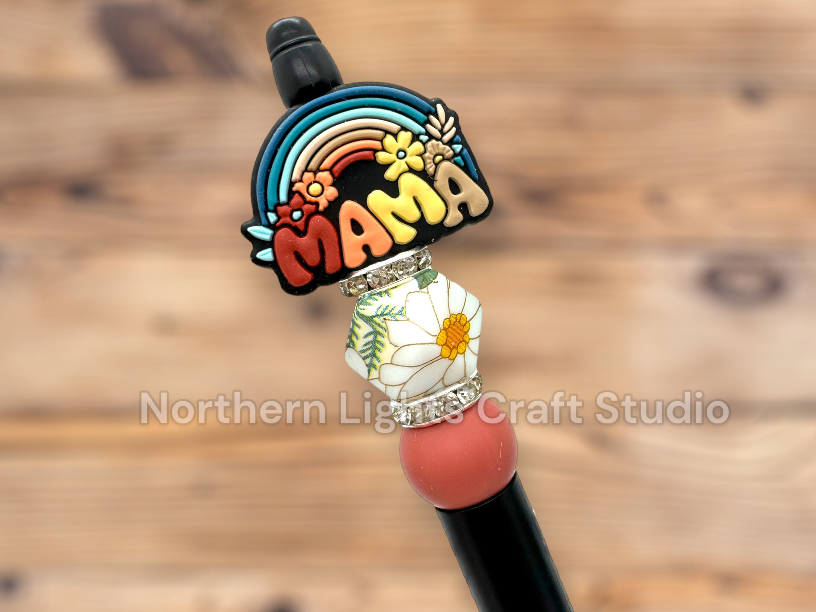 Custom Beaded Mama Pen, Mama Era Pen, Boho Mama Pen, Handmade Bead Pen ...