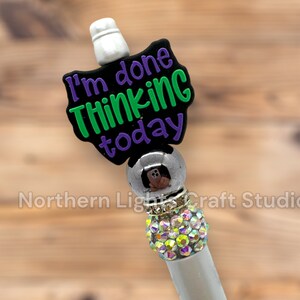 Sarcastic Beaded Pens, on My Husband's Last Nerve Pen, Roll Eyes Out ...