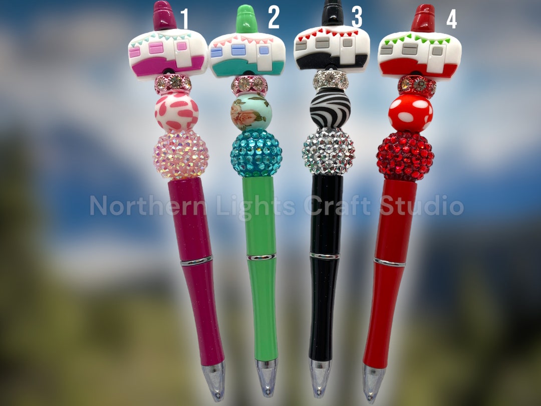 Custom Camper Pen, Beaded Camper Pen, Glamping Pen, Bling Camping Pen ...