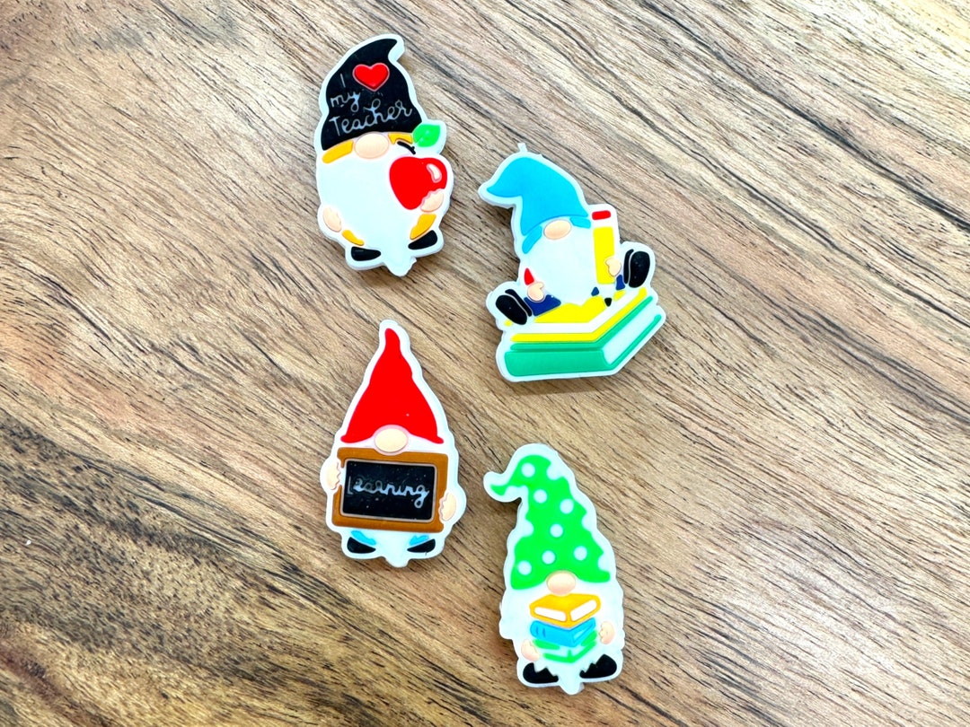 Teacher Themed Gnome Focal Beads, Teacher Focal, School Focal - Etsy