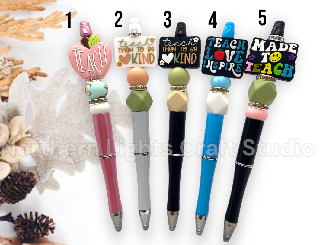 Beaded Boho Teacher Pens, Teacher Gift, Bling Teacher Pen, Best Teacher ...