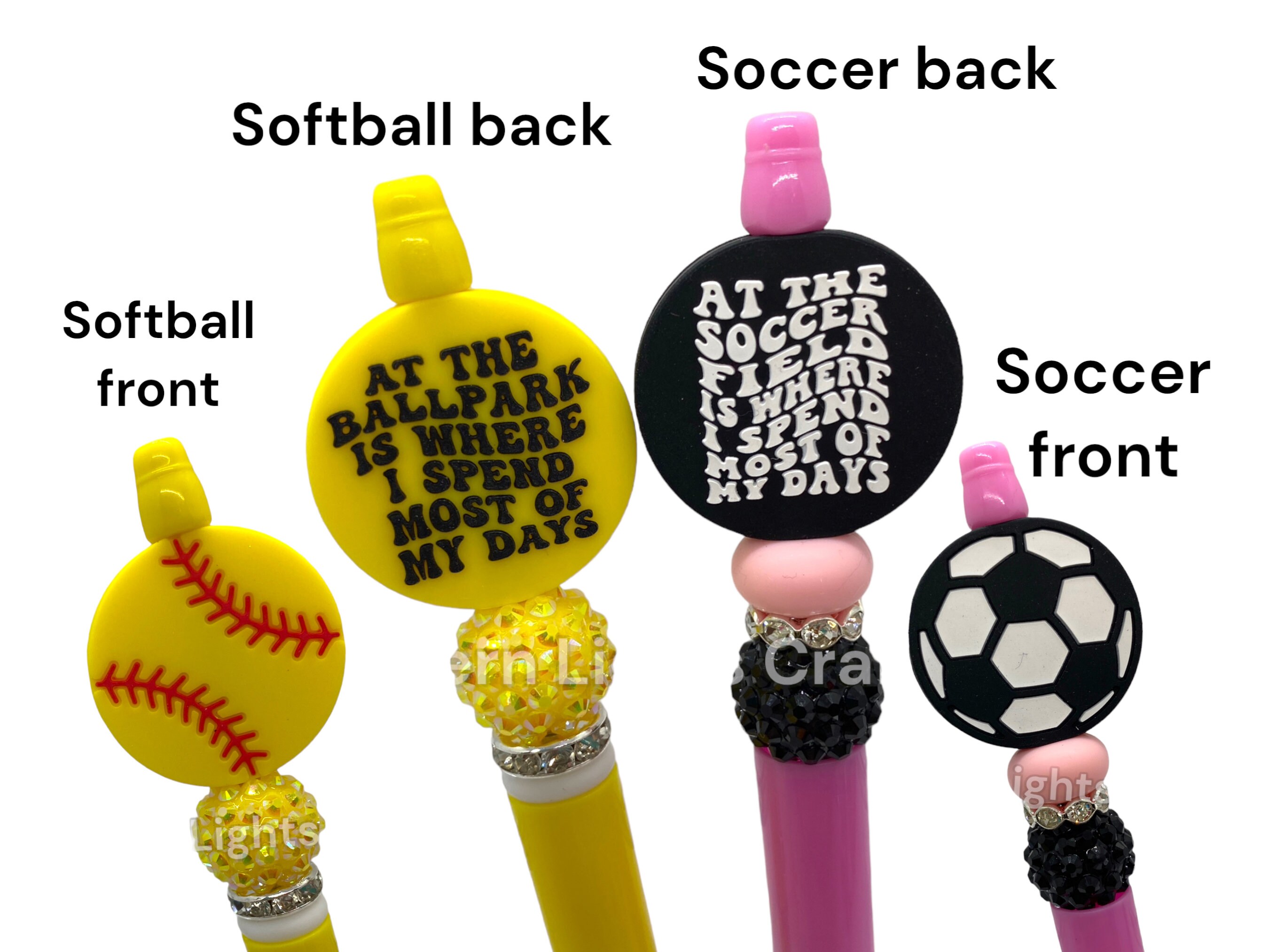 Sports Mom Beaded Pen Softball Mom Soccer Mom Baseball Mom - Etsy