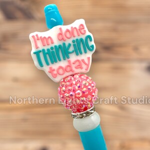 Sarcastic Beaded Pens, on My Husband's Last Nerve Pen, Roll Eyes Out ...