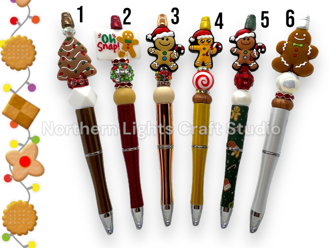 Gingerbread Pen, Gingerbread Man, Gingerbread House, Beaded Gingerbread ...